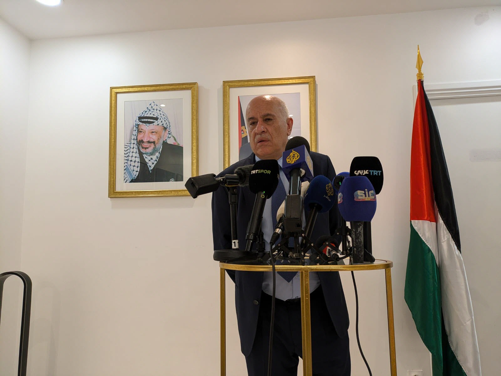 Jibril Rajoub , président du football terroriste palestinien affirme ...